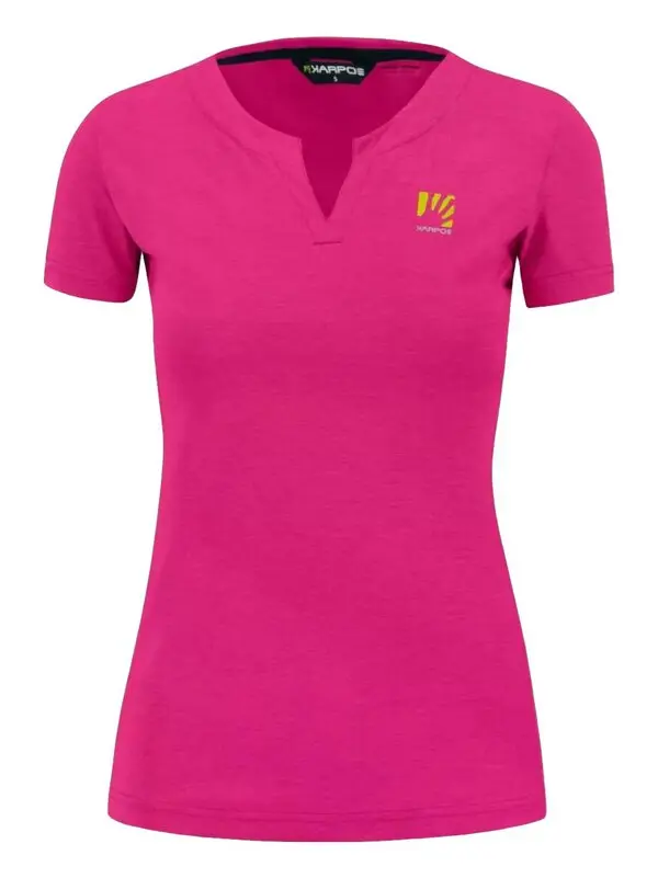 KARPOS V-neck Short-sleeve T-shirt - Pink