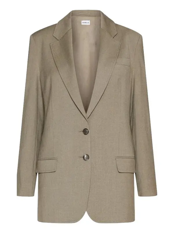 Marella Wool Blend Jacket - Grey