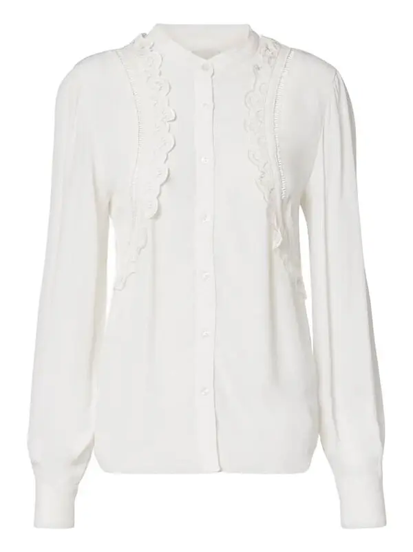 Isabel Marant Filippa Broderie Anglaise Top - White