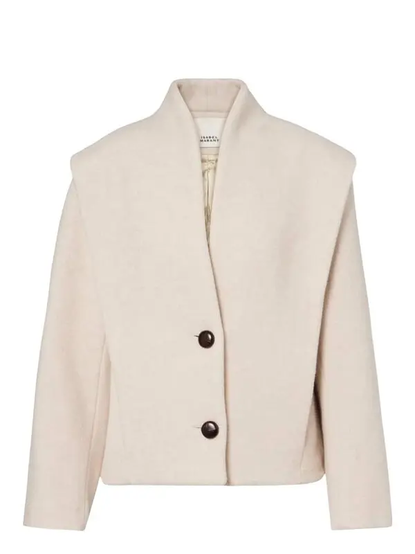 Isabel Marant Dyogo Wool-blend Jacket - Beige