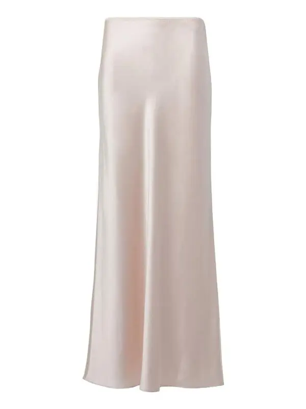 JOSEPH Isaak Silk Maxi Skirt - Pink