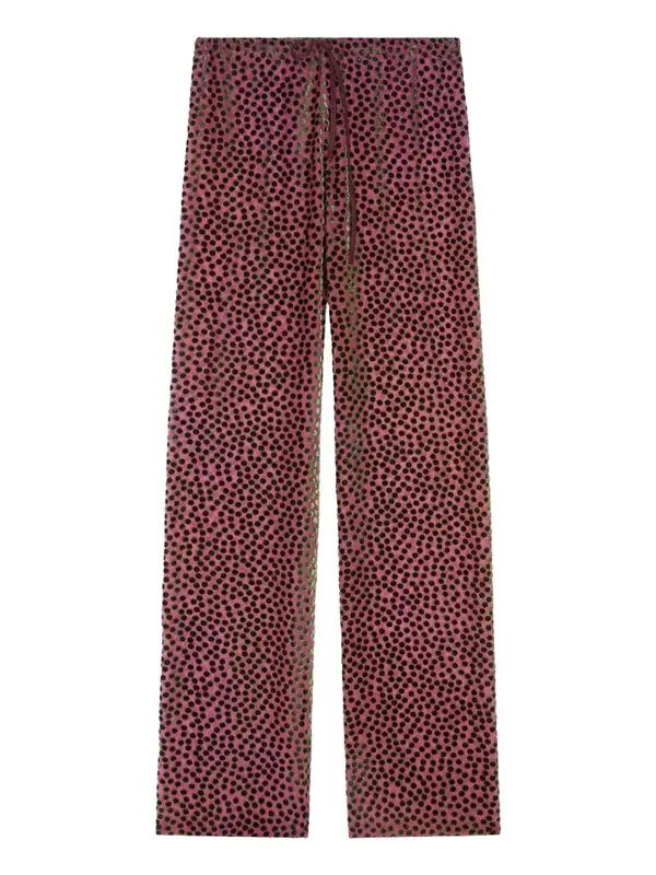 Dries Van Noten Polka-dot Trousers - Pink