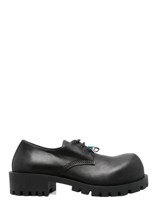 Balenciaga Lace-up Chunky Oxford Shoes - Black