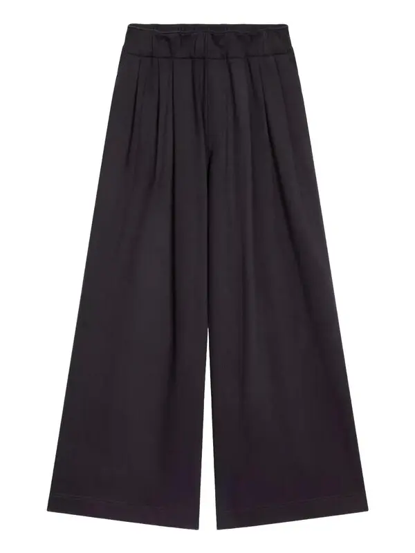 Dries Van Noten Cotton Wide-leg Trousers - Blue
