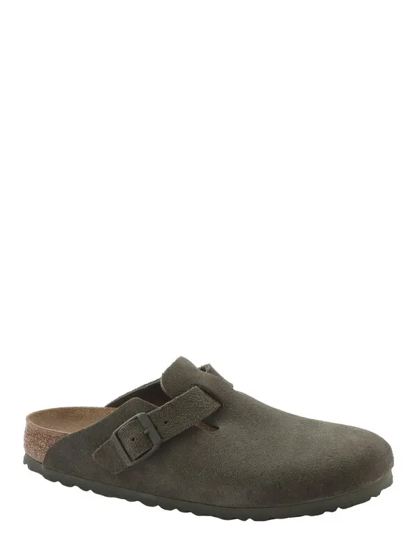 BIRKENSTOCK Boston Suede Clog - Thyme