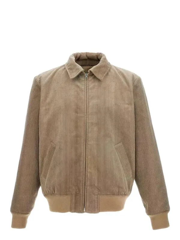 A.p.c. Corduroy Zip-up Jacket - Brown