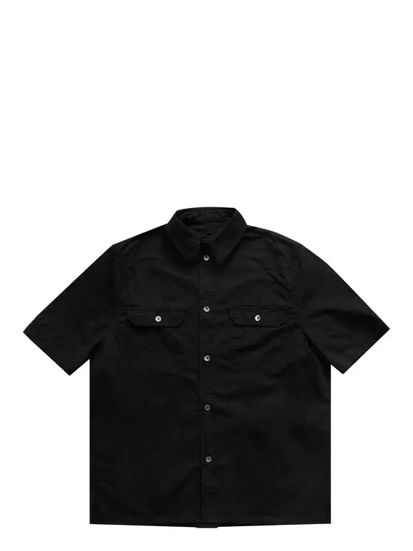 WILLY CHAVARRIA Short-sleeve Corcoran Work Shirt - Black
