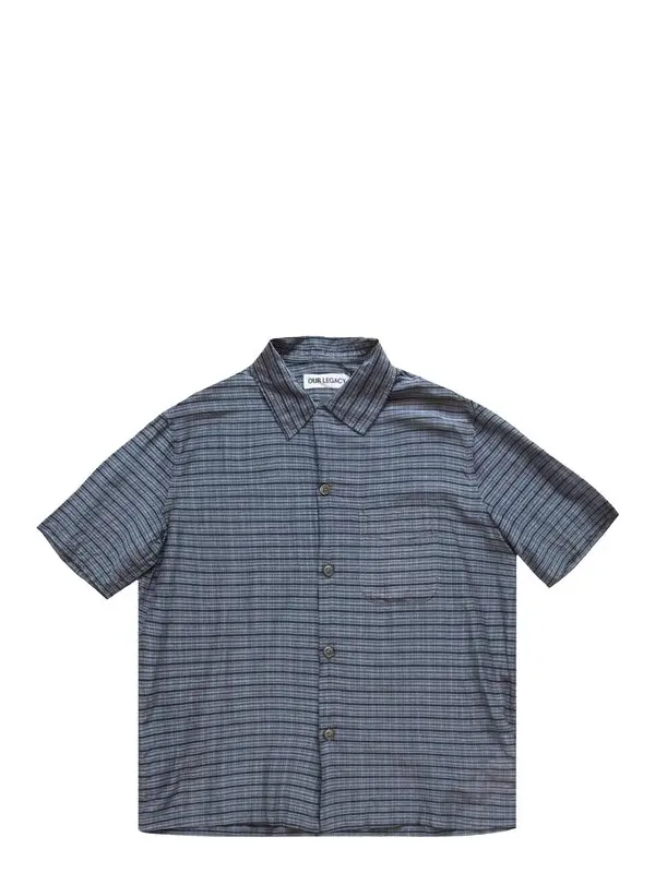 Our Legacy Heusen Shirt Picnic Check - Grey
