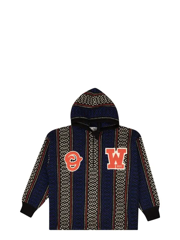 Off-White Baja Chunky Knit Hoodie - Brown