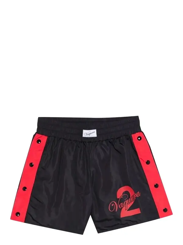 Vaquera Snap Shorts - Black
