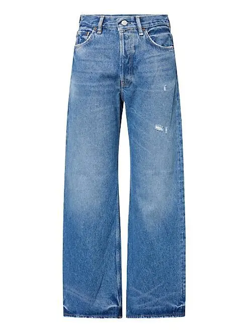 Acne Studios Flared-leg Denim Jeans - Mid Blue