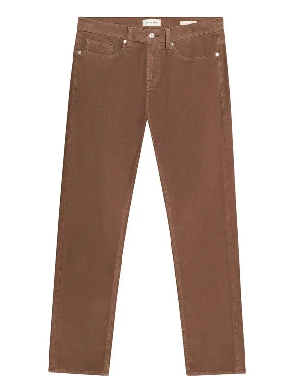FRAME L'homme Slim Corduroy Jeans - Dark Taupe