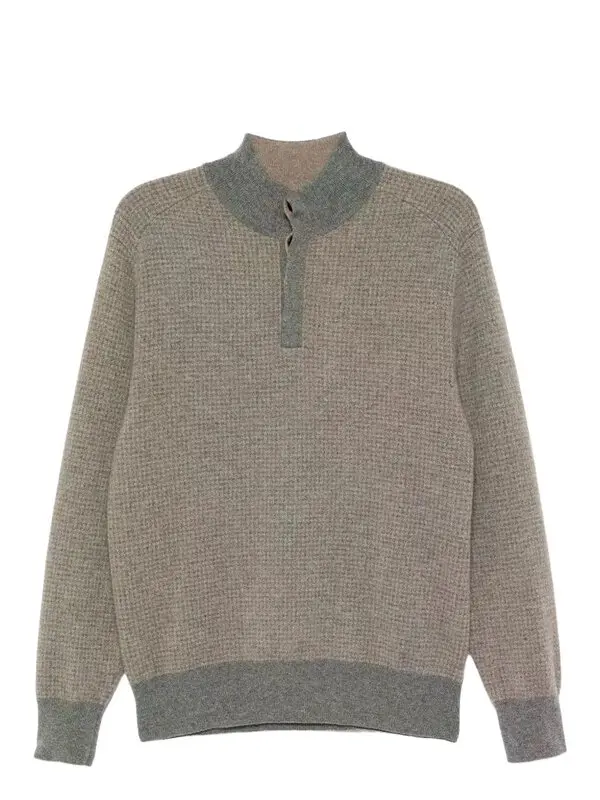 N.peal Herringbone Sweater - Brown