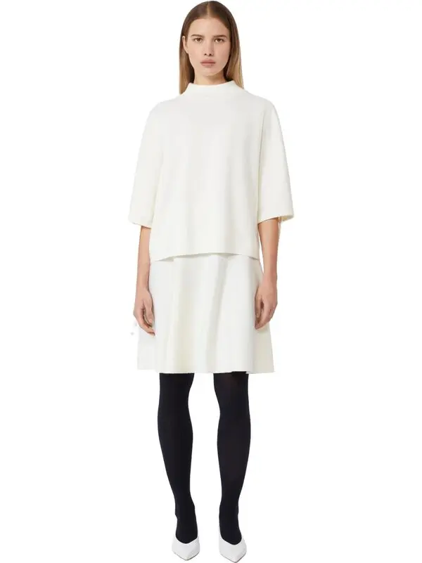 Max Mara Flared Crêpe Miniskirt - Silk