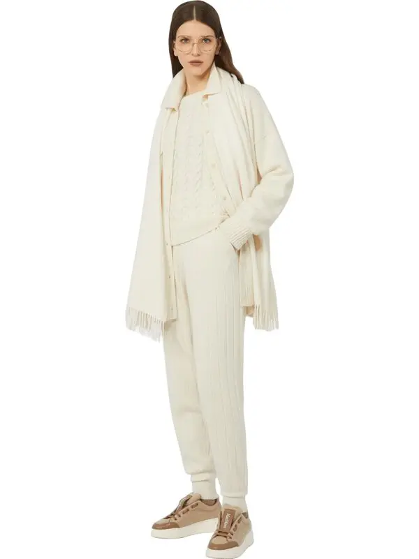 Max Mara Wool And Cashmere Shirt Jacket - White