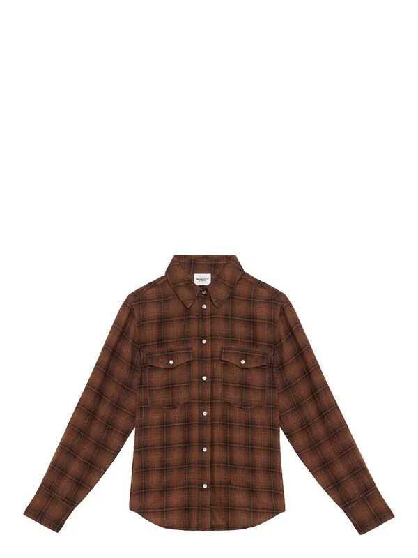 MARANT ETOILE Yalisa Shirt - Dark Bronze