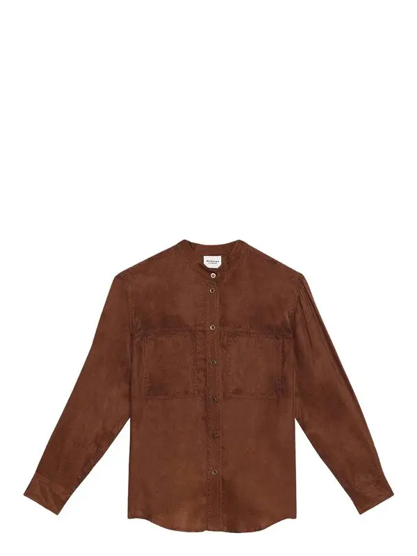 MARANT ETOILE Zetta Shirt - Tabacco
