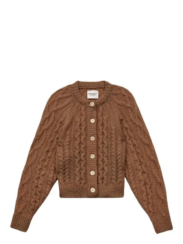 MARANT ETOILE Yara Cardigan - Bronze