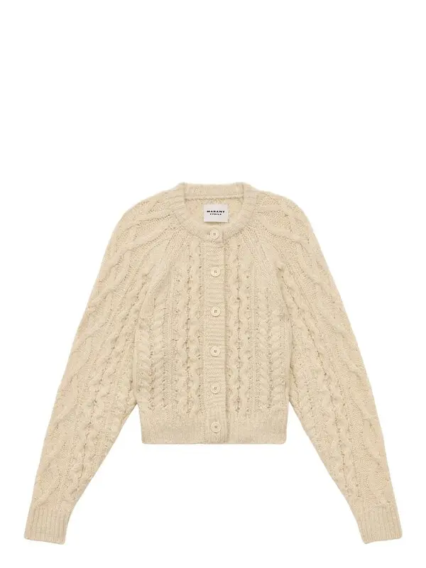 MARANT ETOILE Yara Cardigan - Ecru