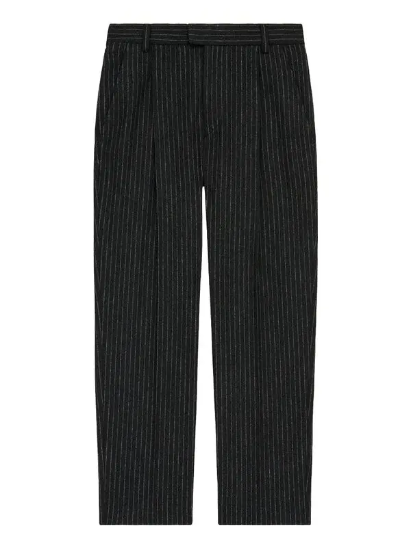 Isabel Marant Flavien Striped Pants - Anthracite