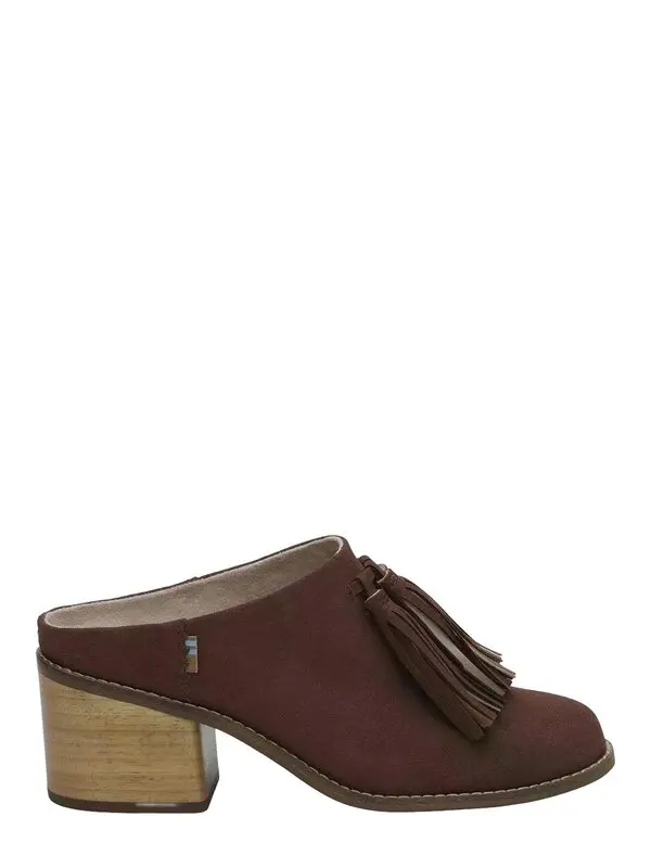 Toms Leila Block-heel Mules - Brown