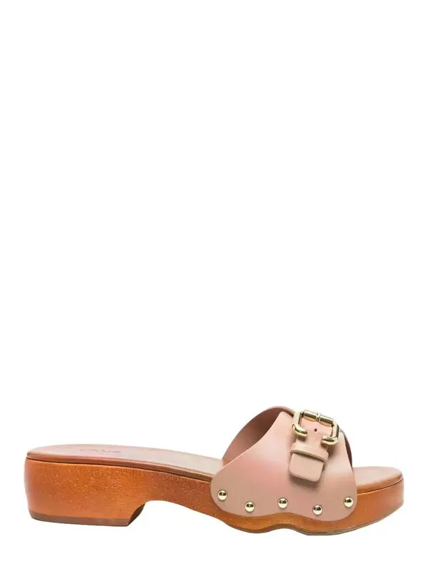 Chloé 40mm Jeanette Sandals - Pink