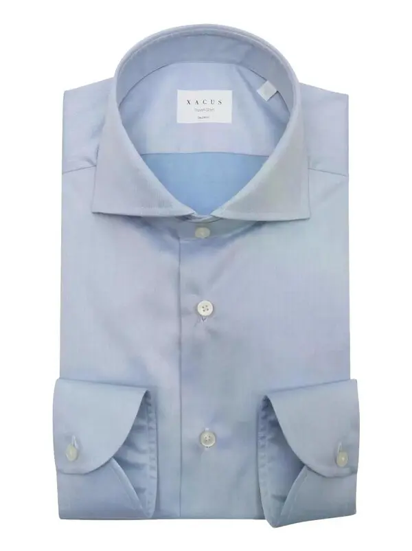 XACUS Buttoned Cotton Shirt - Blue