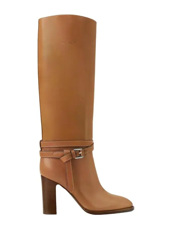 Ralph Lauren 90mm Donnely Knee-high Boots - Brown