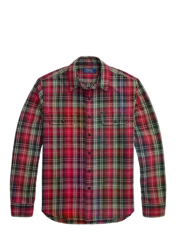 Polo Ralph Lauren Plaid Cotton Shirt - Red