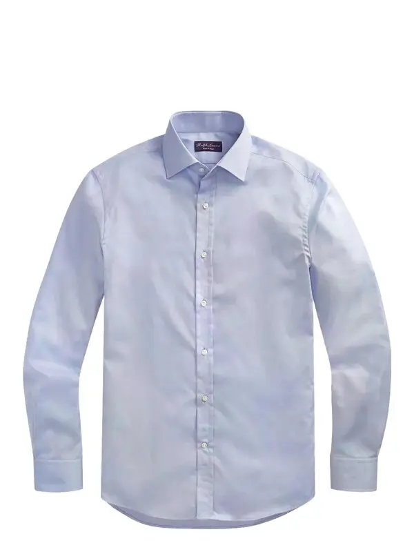 Ralph Lauren Purple Label Twill Shirt - Blue