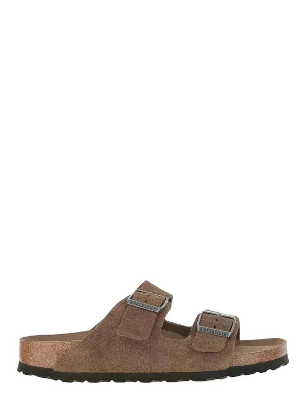 BIRKENSTOCK Arizona Double-buckle Suede Sandals - Brown