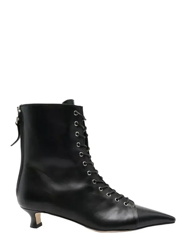 AeydĒ 40mm Trixi Lace-up Boots - Black