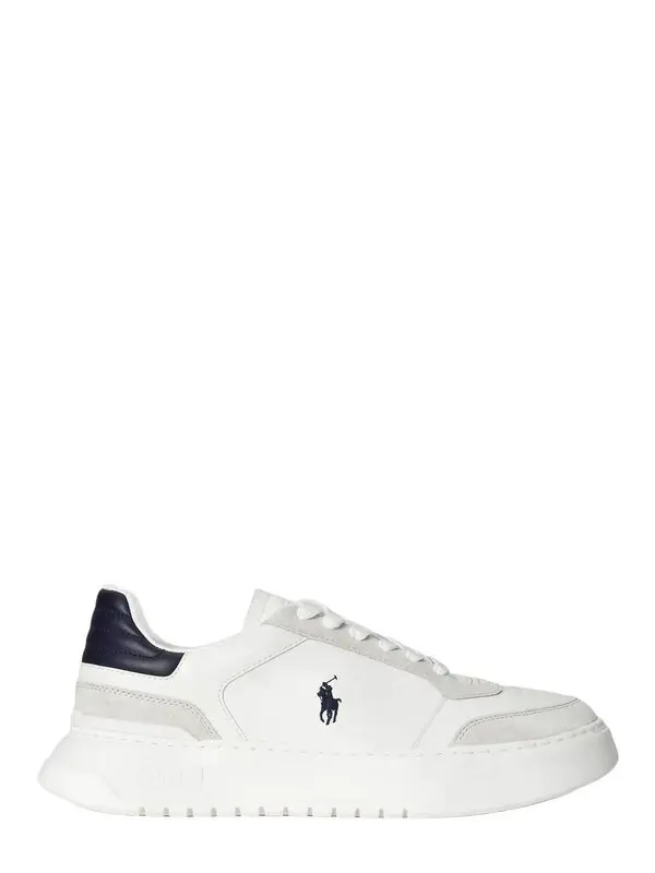 Polo Ralph Lauren Leather Low-top Sneakers - White