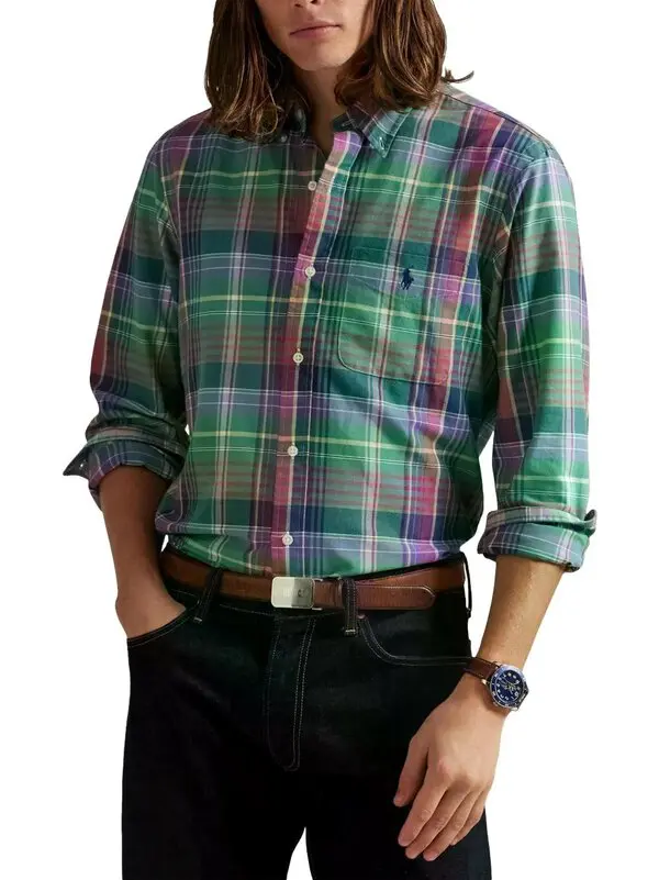 Polo Ralph Lauren Plaid-pattern Shirt - Green