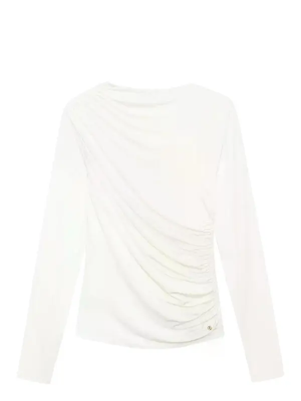 ANINE BING Bray Draped Top - White