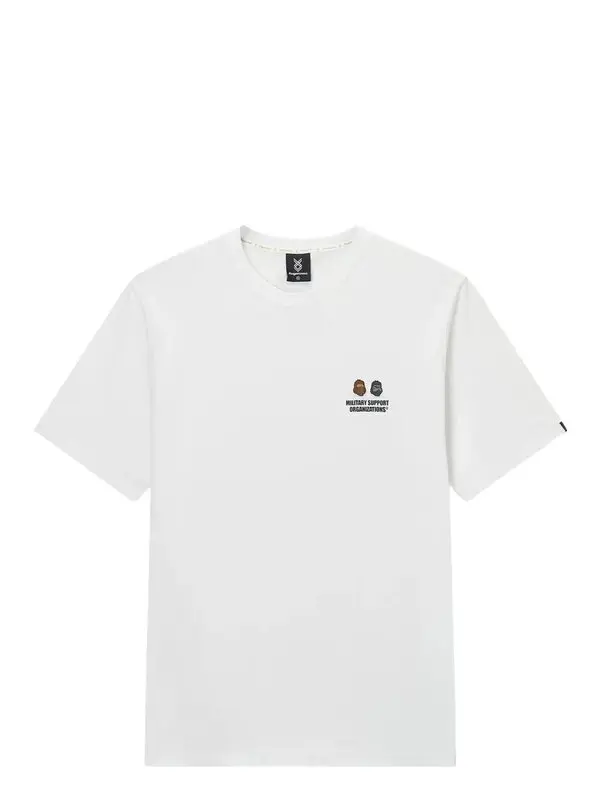 FINGERCROXX Embroidered-logo Crew-neck T-shirt - White