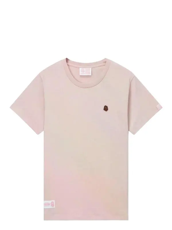 FINGERCROXX Embroidered Cotton T-shirt - Pink
