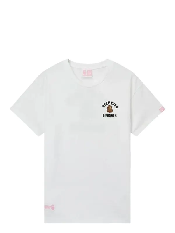 FINGERCROXX Logo-print T-shirt - White