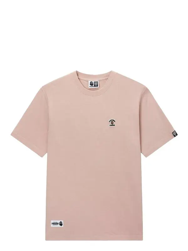 FINGERCROXX Embroidered-logo T-shirt - Pink