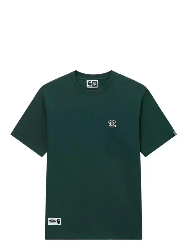 FINGERCROXX Embroidered-logo T-shirt - Green