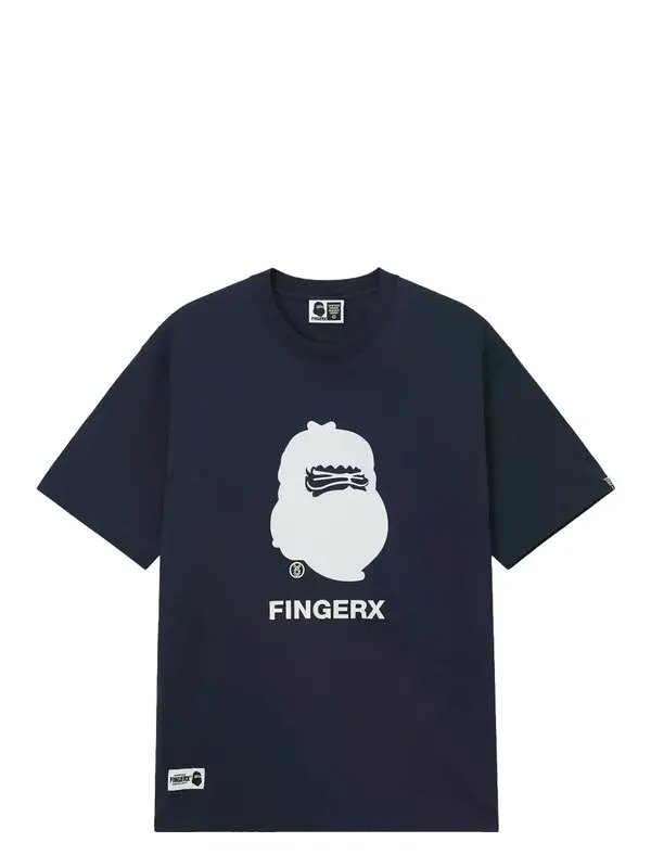 FINGERCROXX Graphic-print T-shirt - Blue