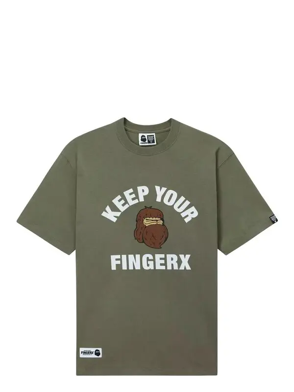 FINGERCROXX Graphic-print T-shirt - Green