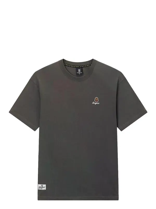 FINGERCROXX Embroidered-logo Cotton T-shirt - Grey