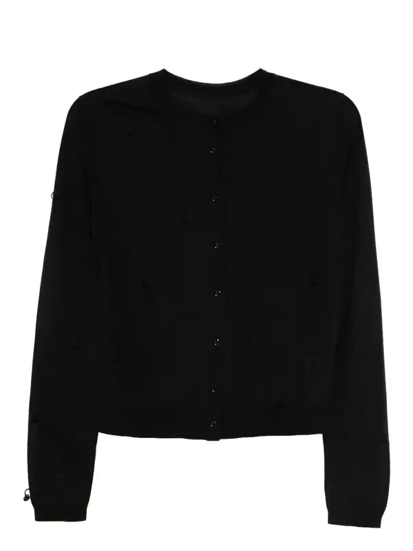 JNBY Loop-detail Cardigan - Black