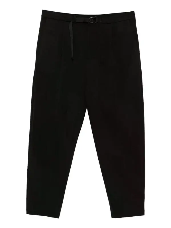 CROQUIS Pleated Tapered Trousers - Black
