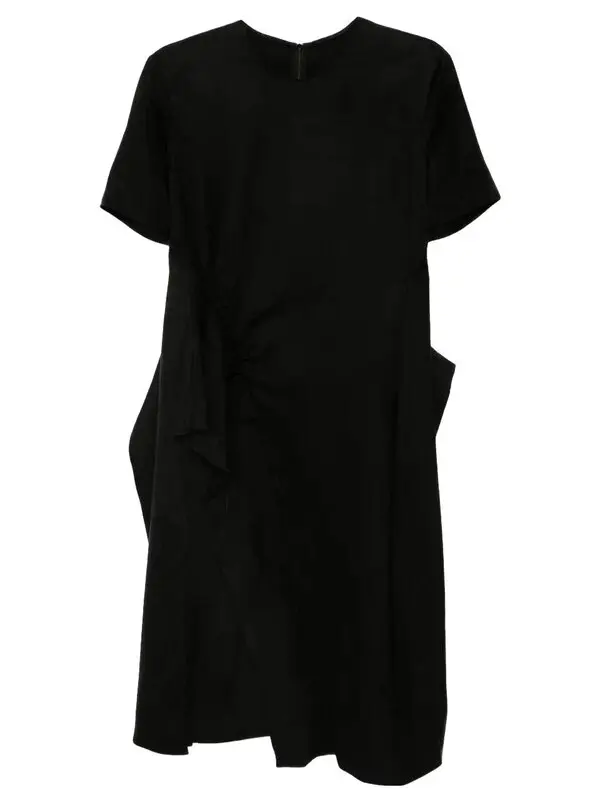 JNBY Asymmetrical Short-sleeved Dress - Black
