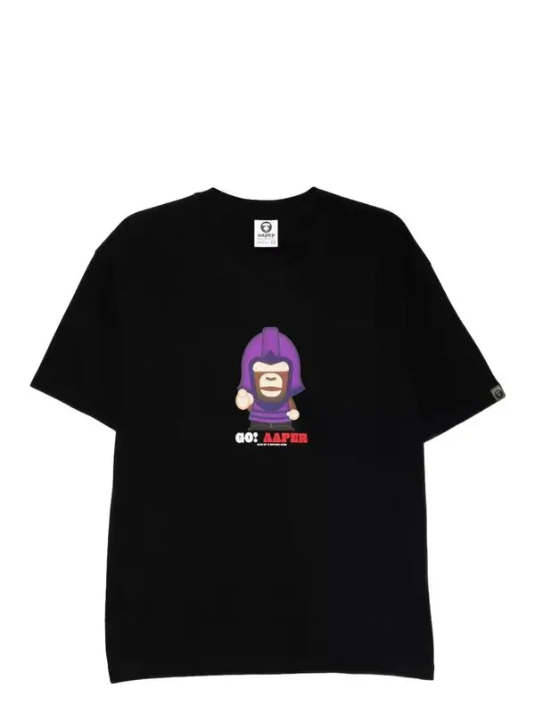 AAPE BY *A BATHING APE® Graphic-print T-shirt - Black