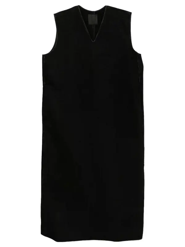 JNBY Denim V-neck Dress - Black