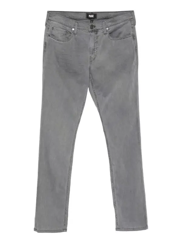 Paige Federal Straight Leg Jeans - Grey