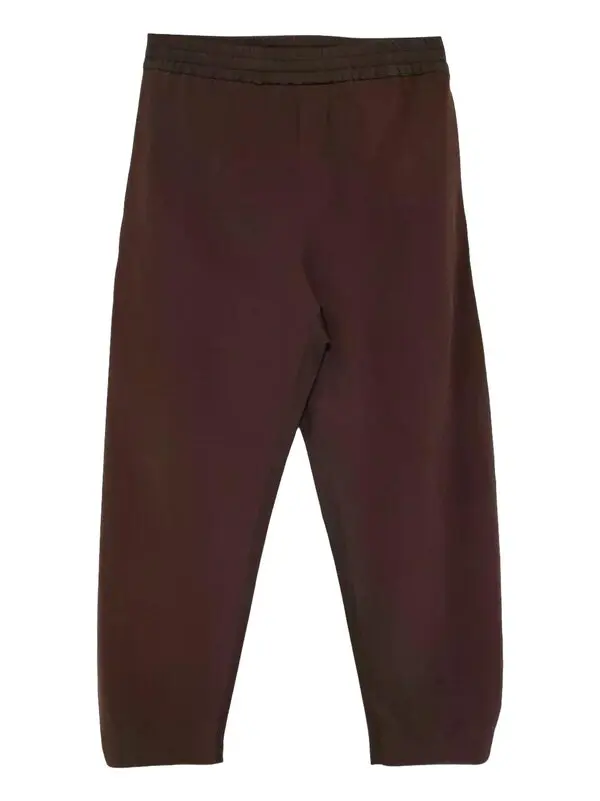 CROQUIS Ribbed Knit Trousers - Brown